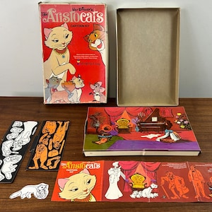 Vintage 1970 Aristocats Cartoon Kit COLORFORMS by Walt Disney - Etsy