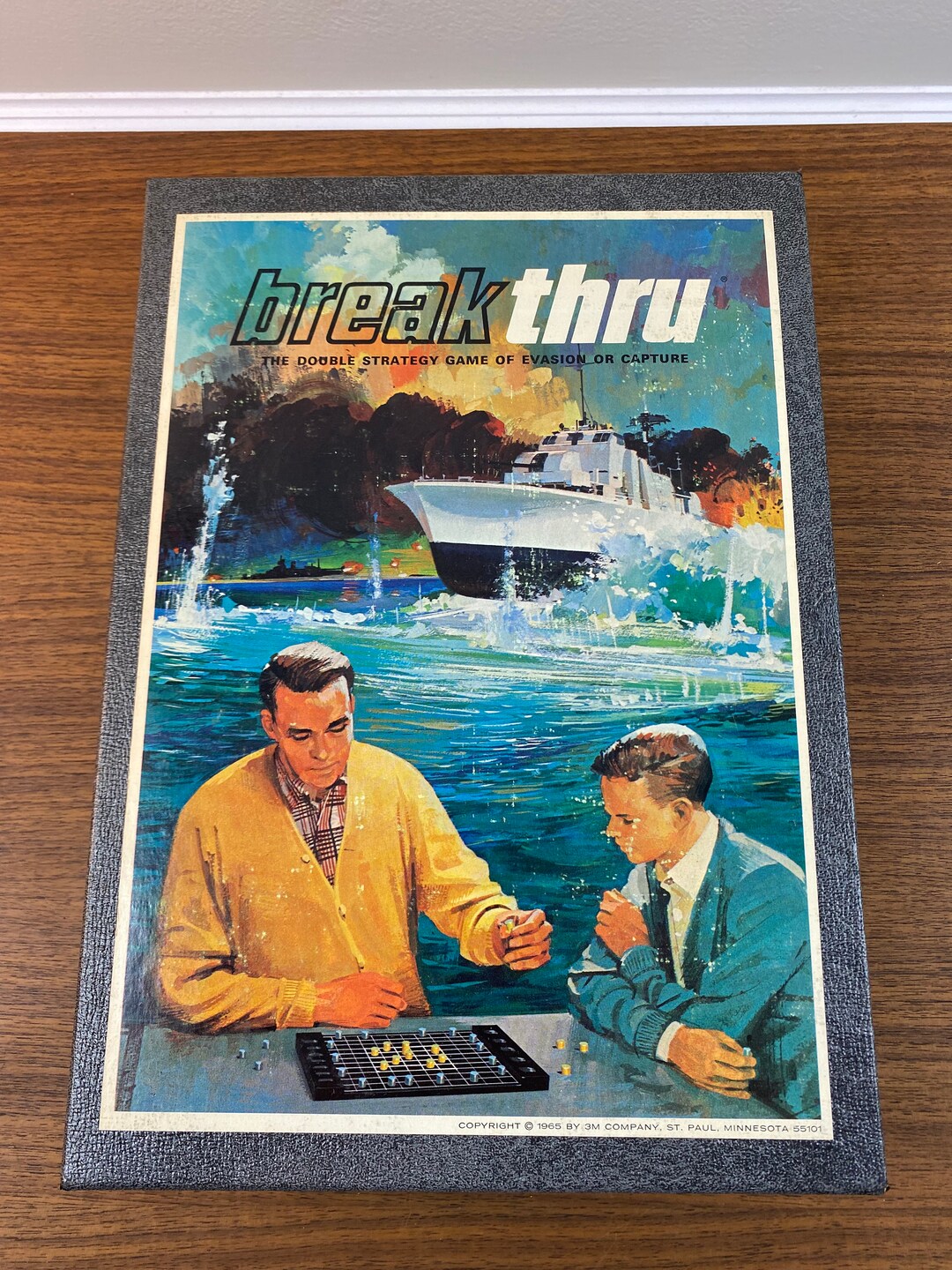Vintage 1968 Breakthru 3M Bookshelf Game: Military Strategy - Etsy