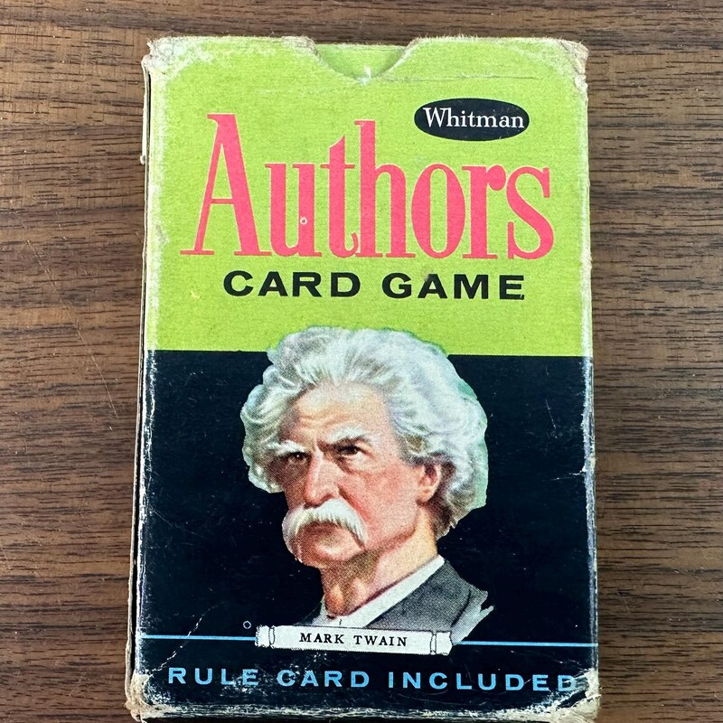 Authors Card Game - Etsy