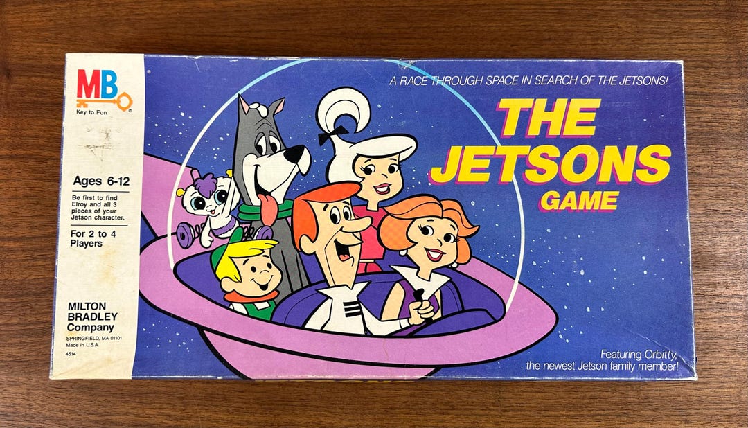 Vintage 1985 Jetsons Board Game by Milton Bradley - Complete - Etsy