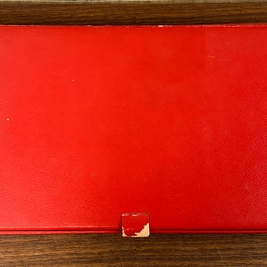 Vintage 1953 Deluxe Scrabble 1st Production Run Newton Conn. Red ...