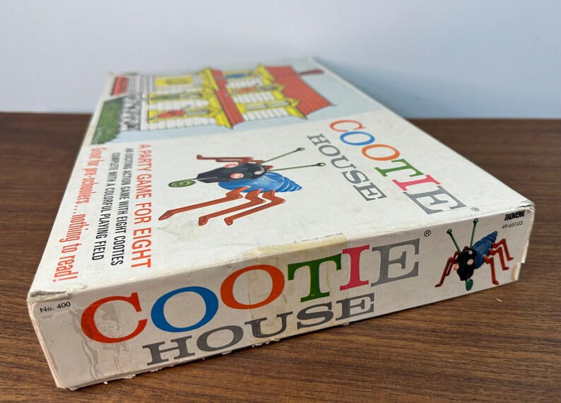 Vintage 1966 Cootie House Board Game - Complete With Vinyl Board - Etsy
