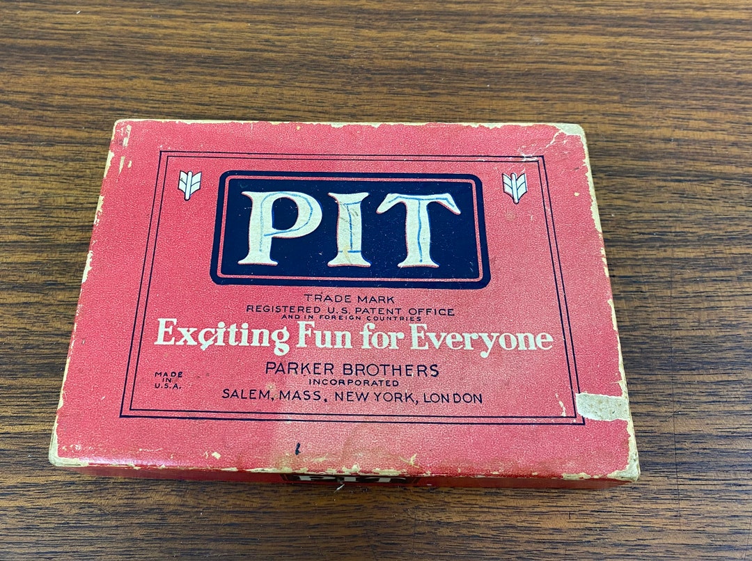 Vintage 1920s? Era Parker Brothers PIT Game - Complete - Etsy