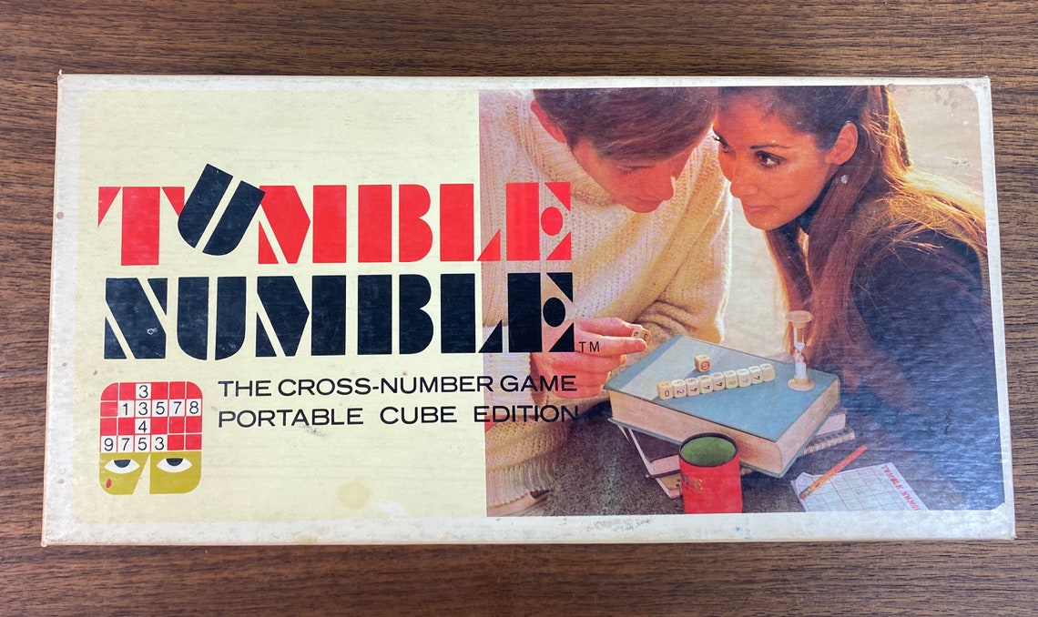 Vintage 1969 Tumble Numble A Math Dice Number Game - Etsy