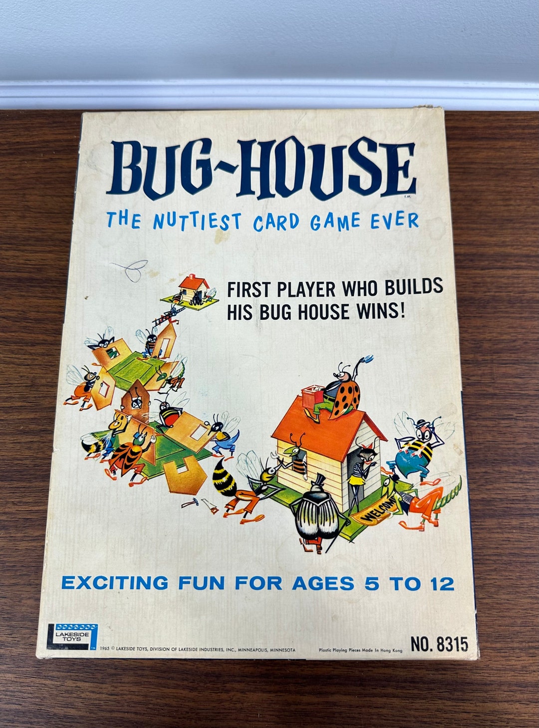 Vintage 1965 Bug-house Card Game by Lakeside (missing Hammer) - Etsy