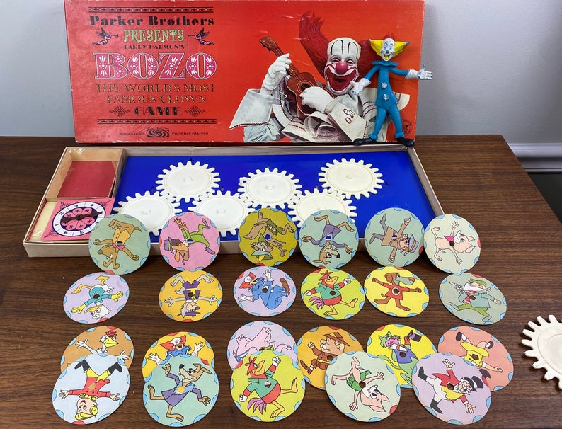 Vintage 1967 Larry Harmon Bozo the Clown Board Game With - Etsy