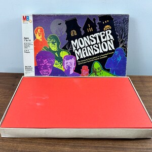 Vintage 1981 Monster Mansion Board Game - Complete - Etsy