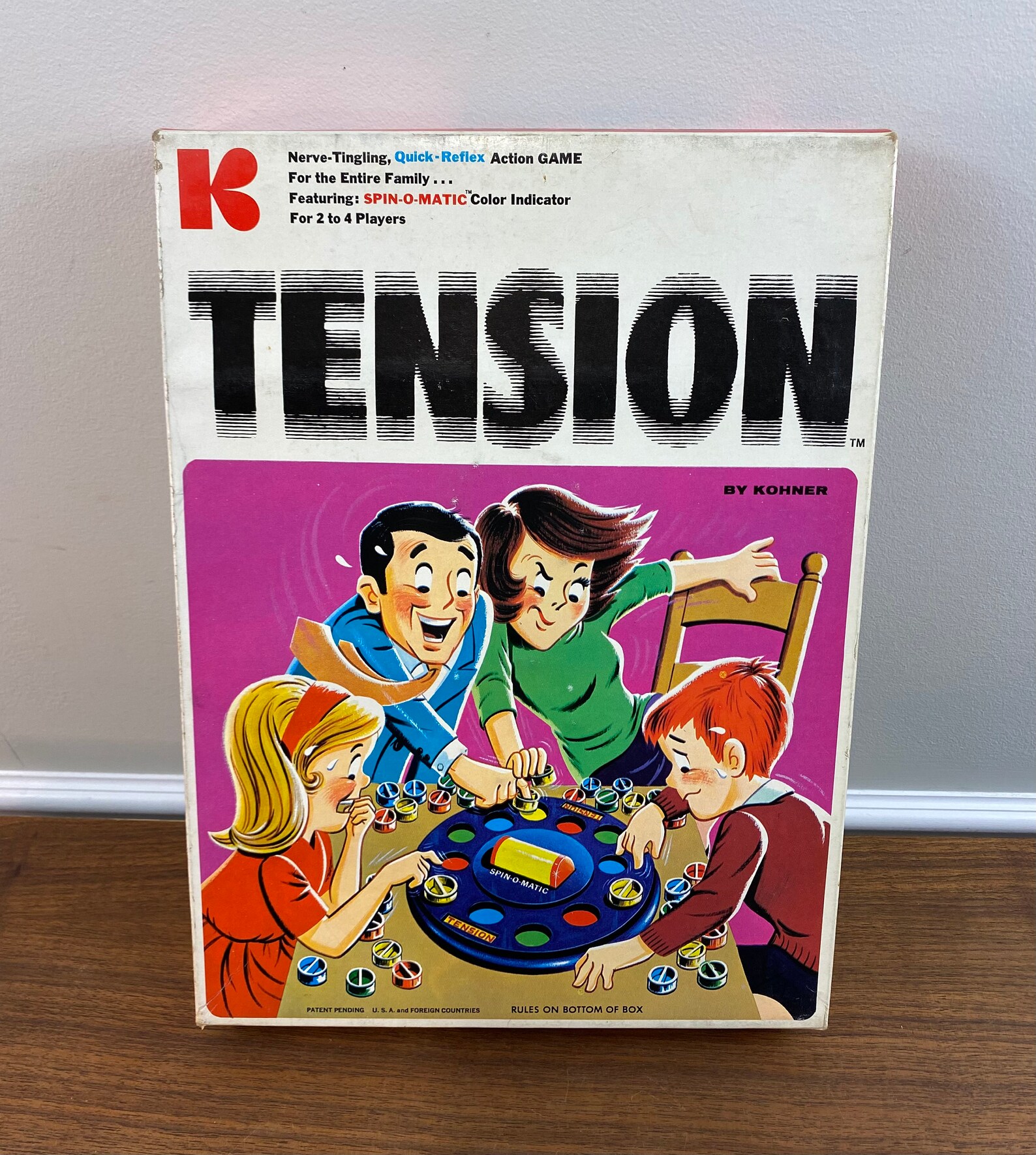 Vintage 1971 Tension Game by Kohner Complete Great - Etsy