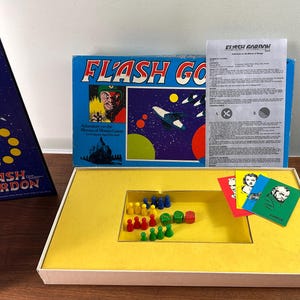 Vintage 1977 Flash Gordon - the Board Game by Waddingtons- Complete ...