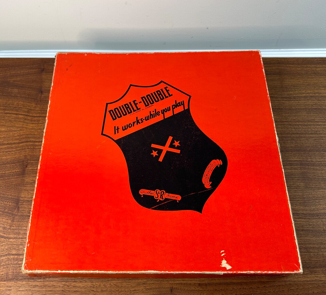 Vintage 1960s Double Double Board Game by Selchow & Richter - Etsy