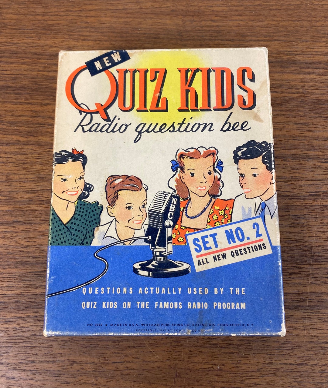 Vintage 1942 Quiz Kids Radio Question Bee by Whitman - Complete ...