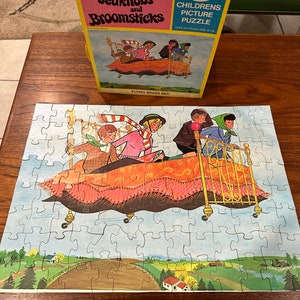 Vintage 1970s Jaymar/disney Bedknobs and Broomsticks Flying Brass Bed ...