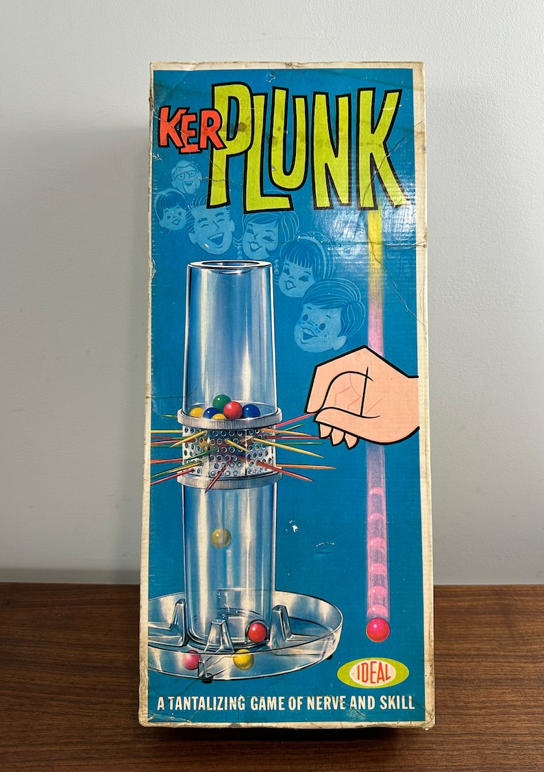 Vintage 1967 Ker Plunk Game by Ideal Complete Break in - Etsy
