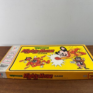 Vintage 1978 Mighty Mouse Terrytoons Game by Milton Bradley - Complete ...
