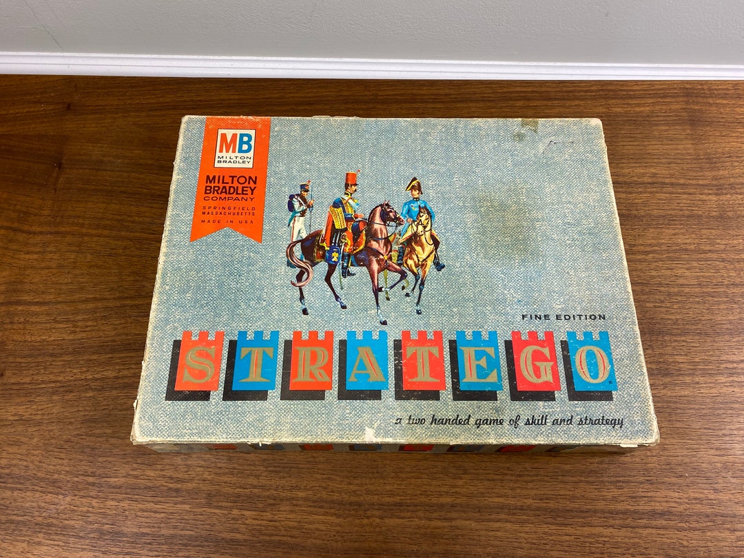 Vintage 1963 Fine Edition (vinyl Game Board) of Stratego - a Two Handed ...