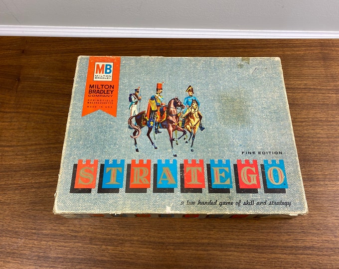 Vintage 1963 Fine Edition (vinyl Game Board) of Stratego - a Two Handed ...