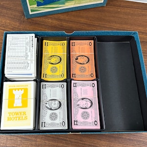 Vintage 1971 Acquire Board Game by 3M Bookshelf Games Complete With All ...