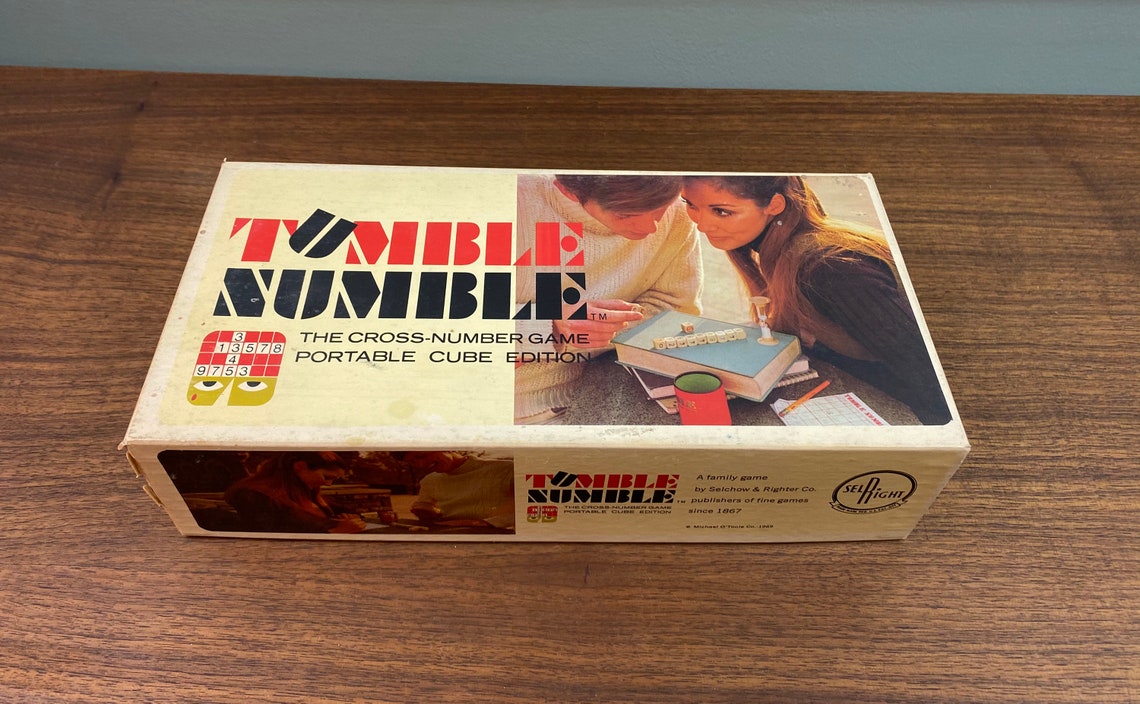 Vintage 1969 Tumble Numble A Math Dice Number Game - Etsy