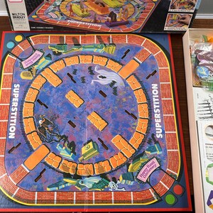 Vintage 1977 Superstition Board Game by Milton Bradley complete ...