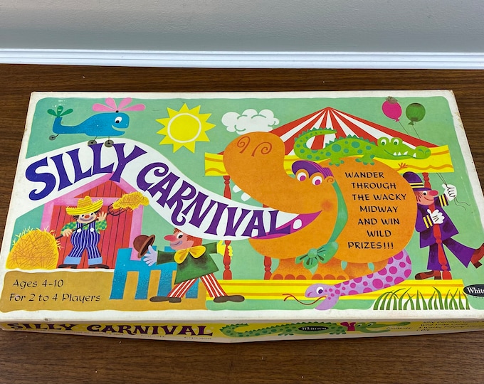 Vintage 1969 Silly Carnival Board Game by Whitman - Complete ...
