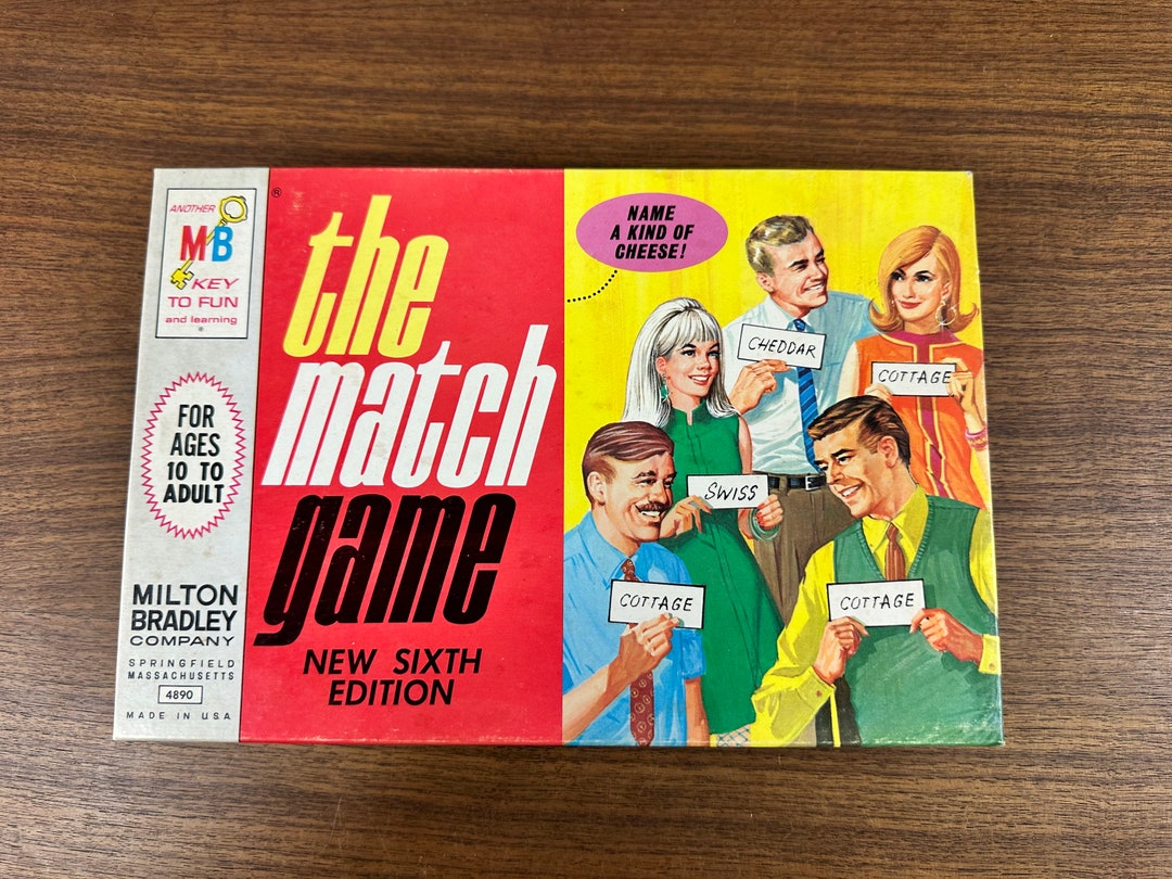 Vintage 1968 the Match Game Board Game Based on TV Show - Etsy