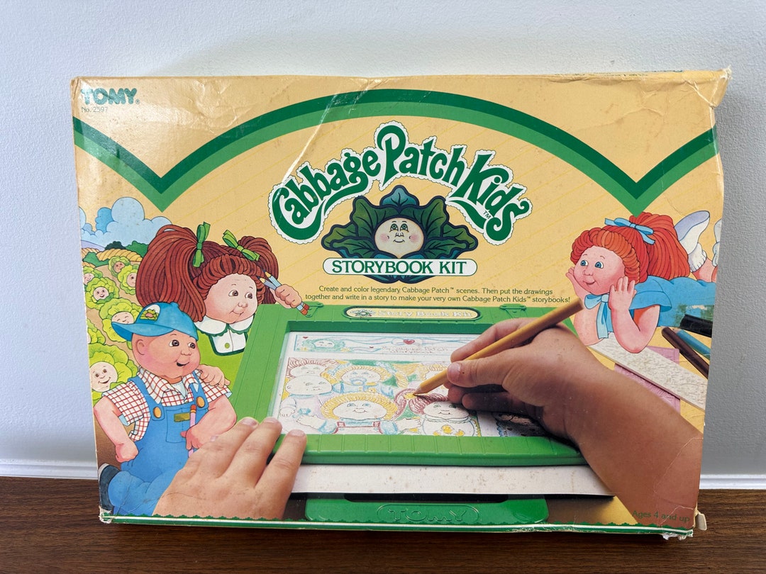 Vintage 1982 Cabbage Patch Kids Storybook Tracing Kit by TOMY - Etsy