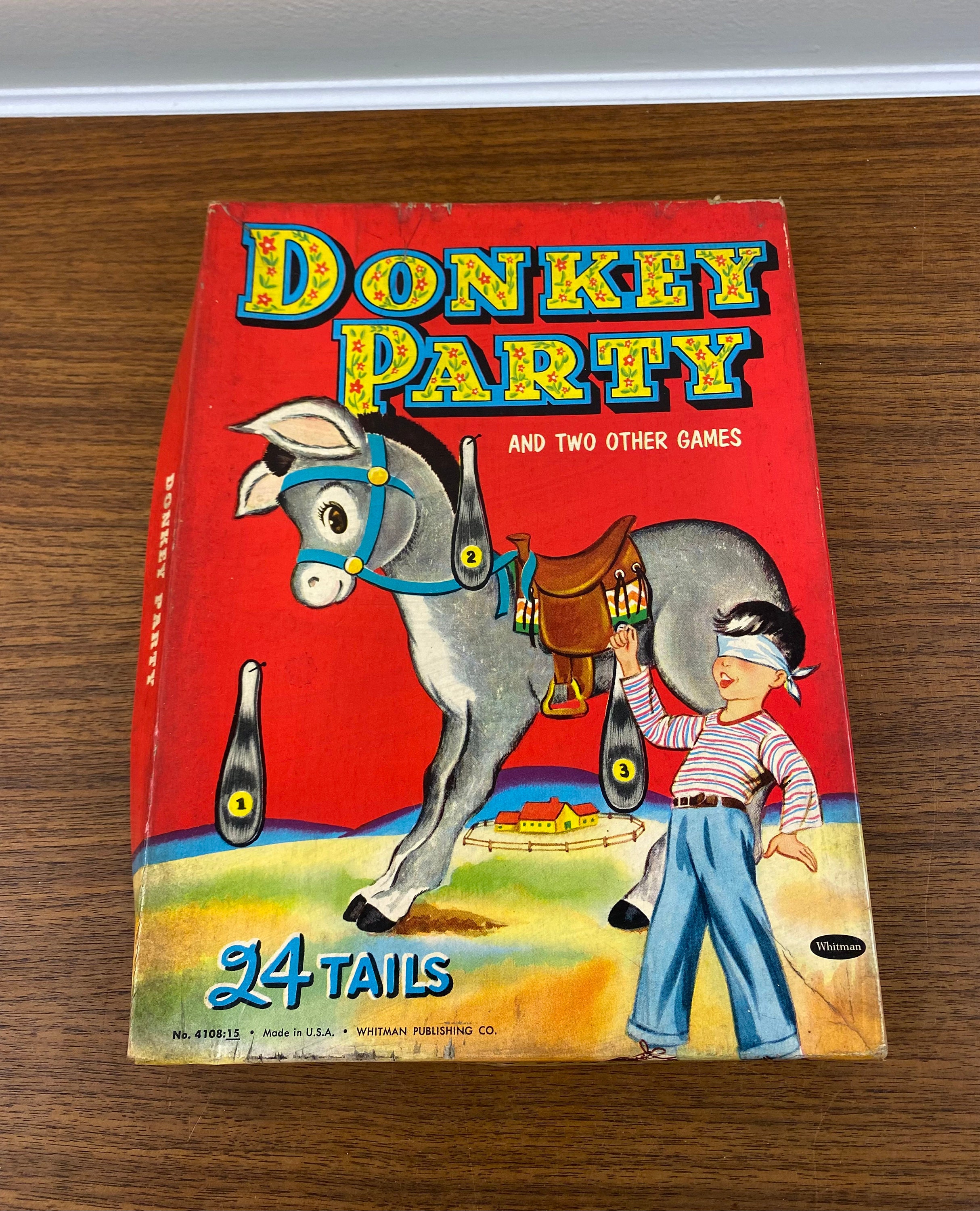 Pin The Tale On The Donkey Clipart