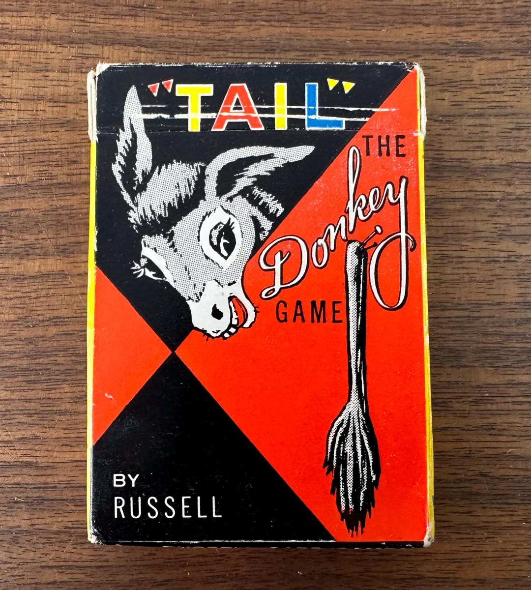 Vintage 1959 Tail the Donkey Card Game by Russell - Complete With ...