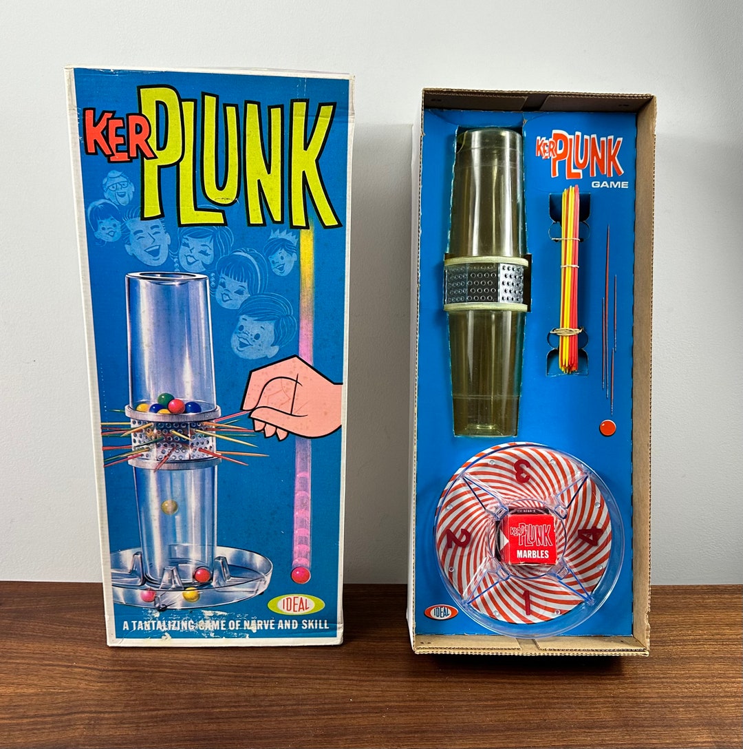 Vintage 1967 Ker Plunk Game by Ideal - Complete - Etsy