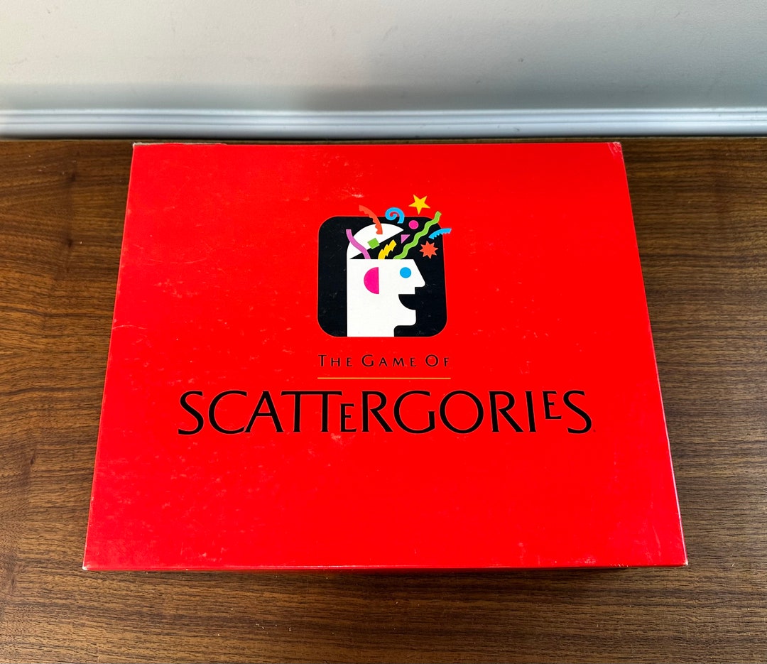 Vintage 1988 Scattergories Board Game by Milton Bradley - Complete ...