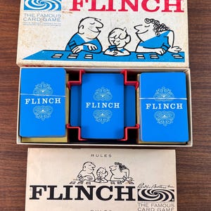 Vintage 1963 Flinch Card Game by Parker Brothers - Complete - Etsy
