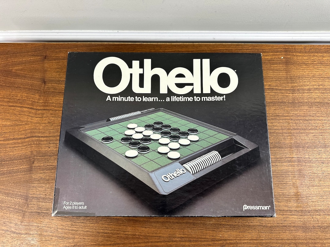 Vintage 1991 Othello Board Game Complete Traditional Game Box Complete ...