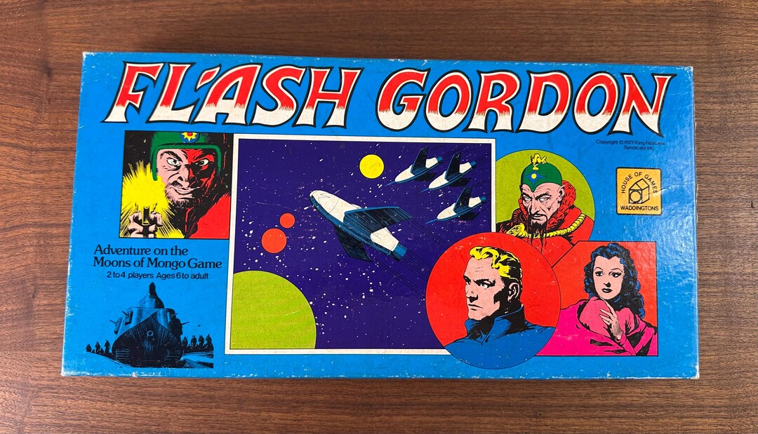 Vintage 1977 Flash Gordon - the Board Game by Waddingtons- Complete ...