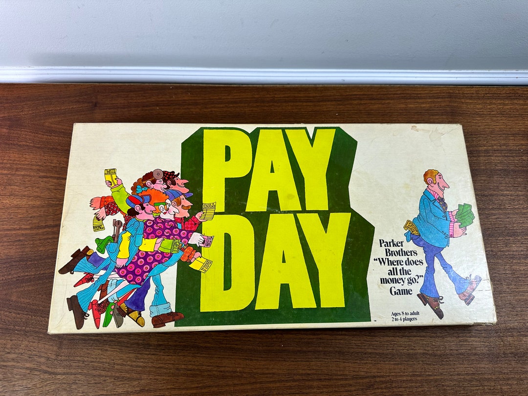 Vintage 1975 Payday Board Game by Parker Brothers Complete Good ...