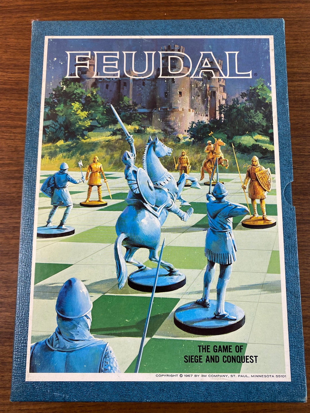 Vintage 1969 FEUDAL the Game of Siege & Conquest, Bookshelf Board Game ...