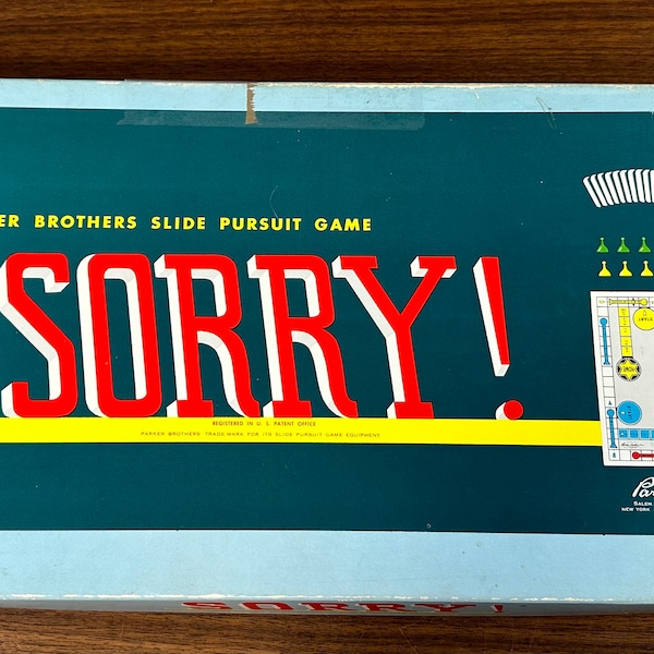Sorry Board Game Cards - Etsy