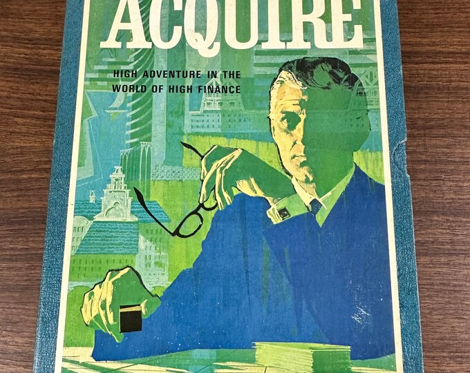 Vintage 1971 Acquire Board Game by 3M Bookshelf Games - Complete With ...