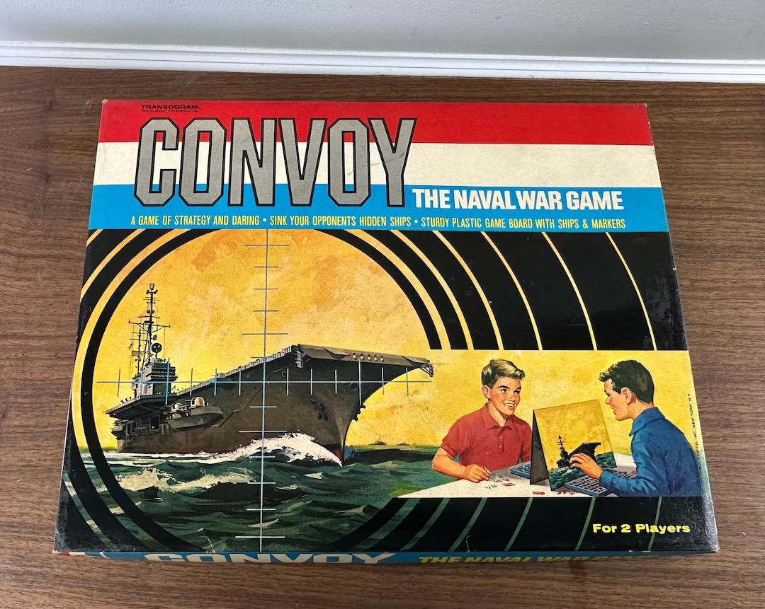 Vintage 1957 Convoy Board Game: Naval Warfare, Complete Edition - Etsy
