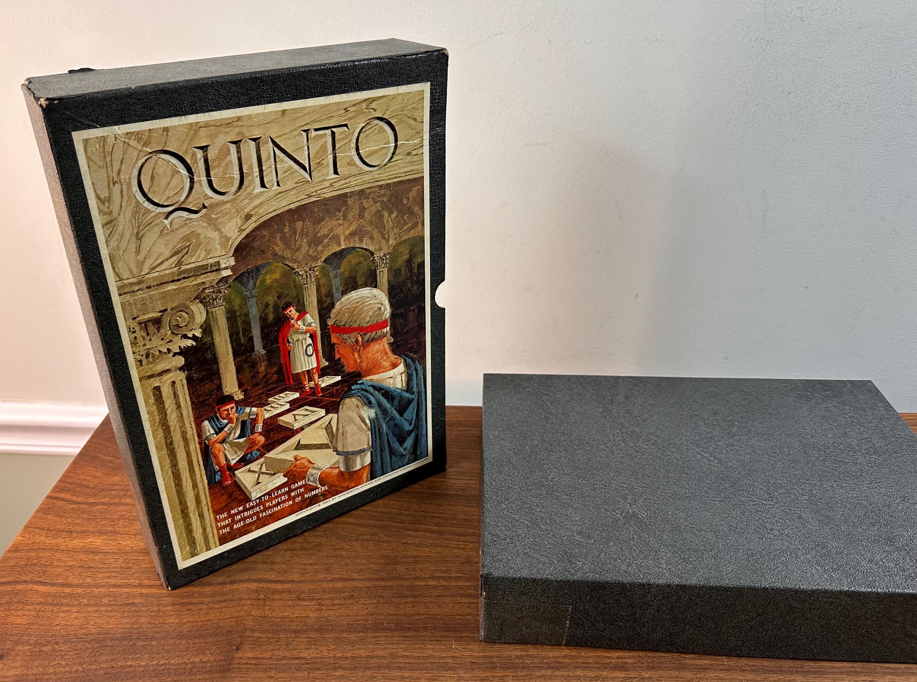 Vintage 1964 Quinto Board Game - A 3M Bookshelf Game - Complete ...