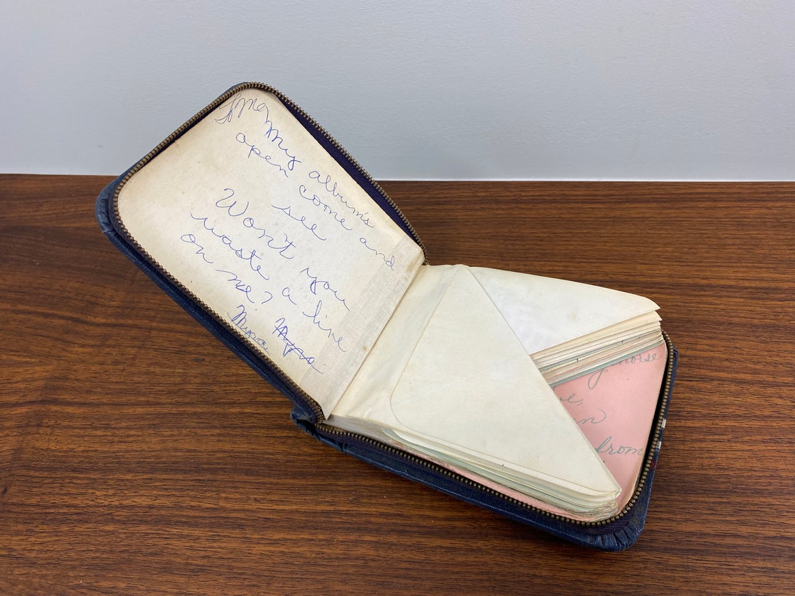 Vintage 1950s Brooklyn PS221 Autograph Book - Unique Folding - Etsy