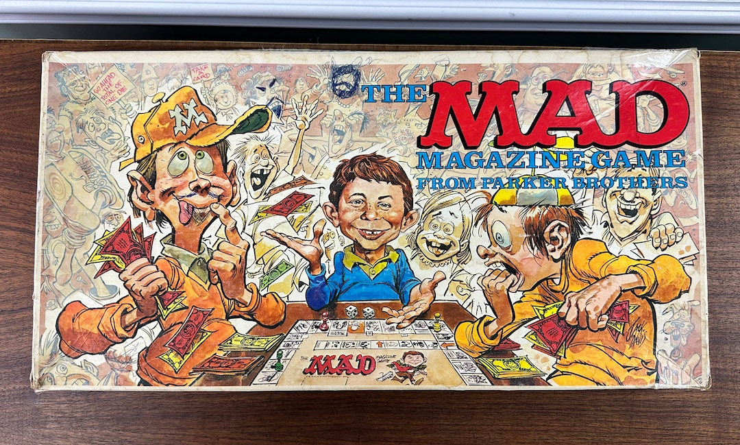 Vintage 1979 Mad Magazine Board Game From Parker Brothers Complete Box ...