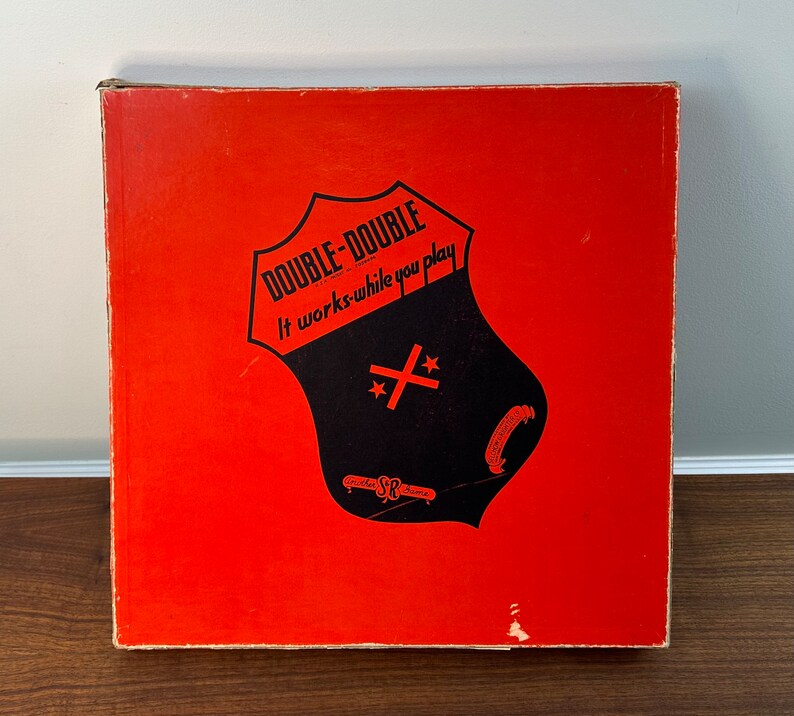Vintage 1960s Double-double Board Game by Selchow & Richter - Complete ...