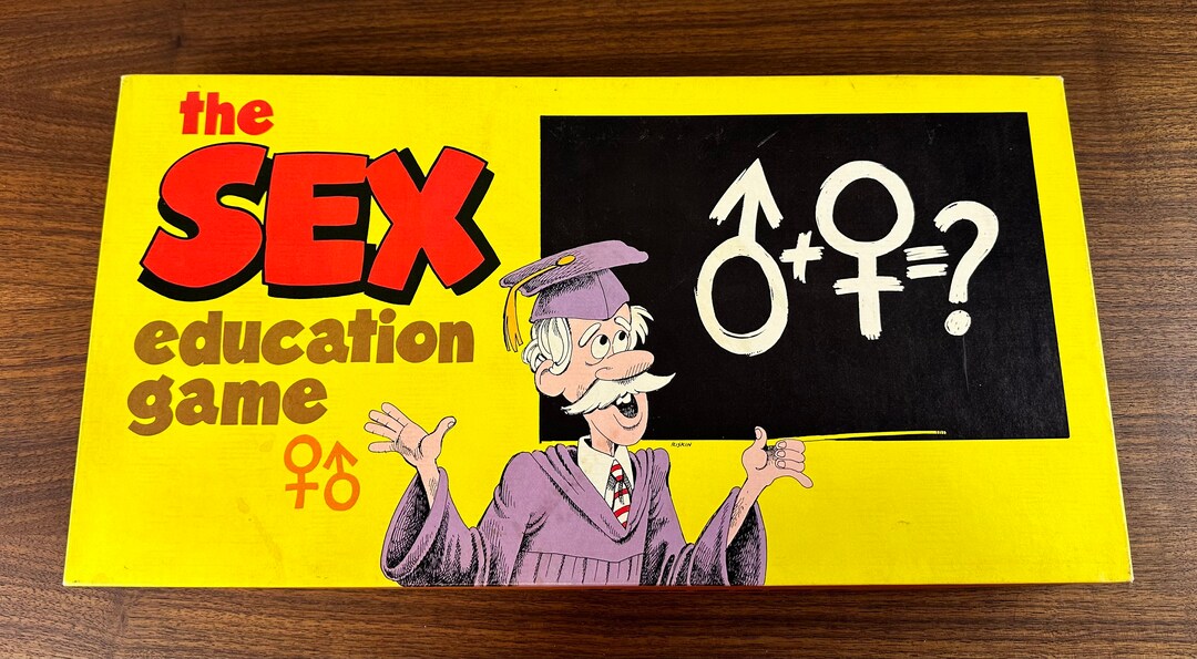 Vintage 1979 The Sex Education Board Game Great Vintage Etsy