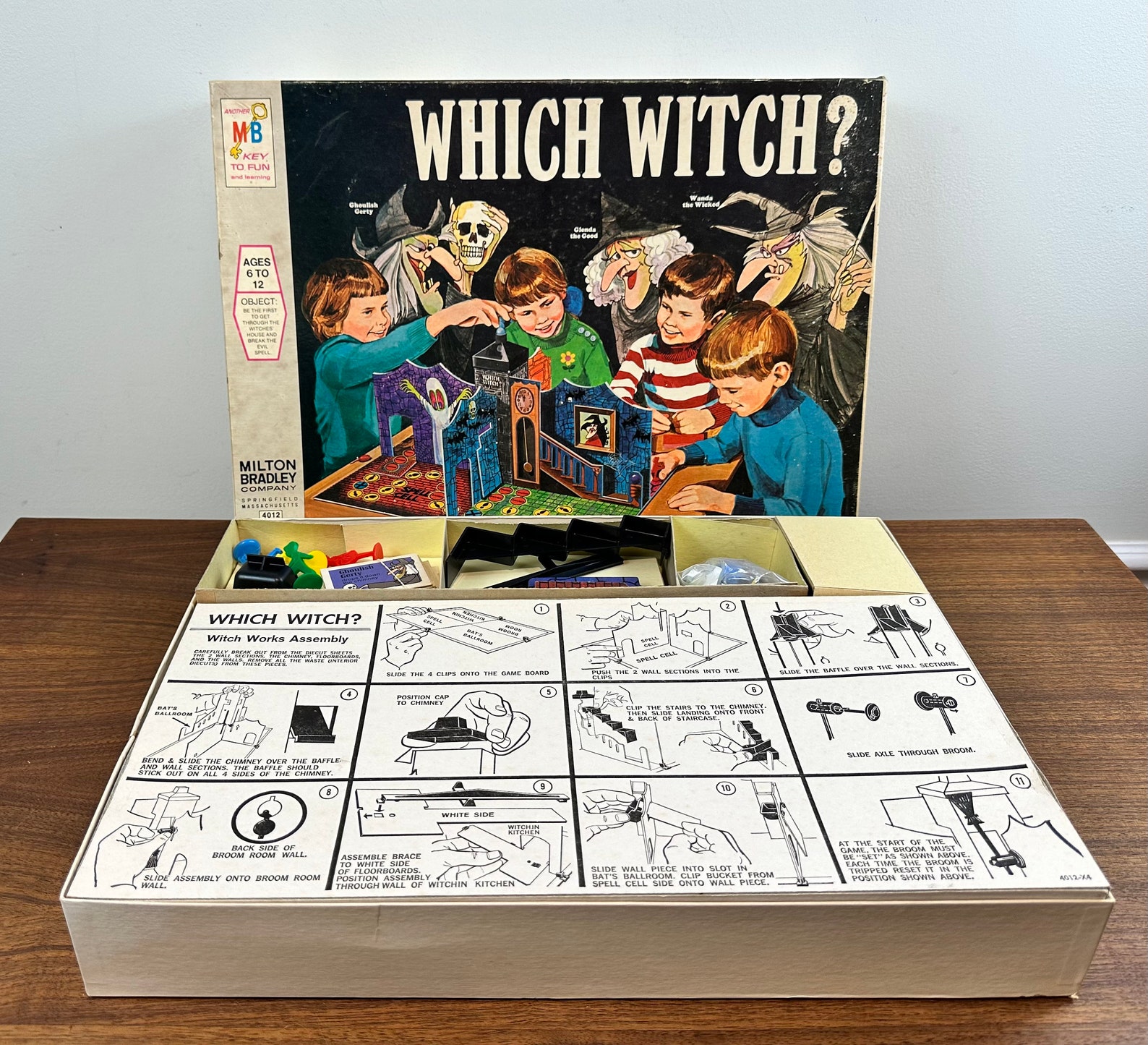 Vintage 1971 Which Witch Board Game - Milton Bradley, Complete - Etsy