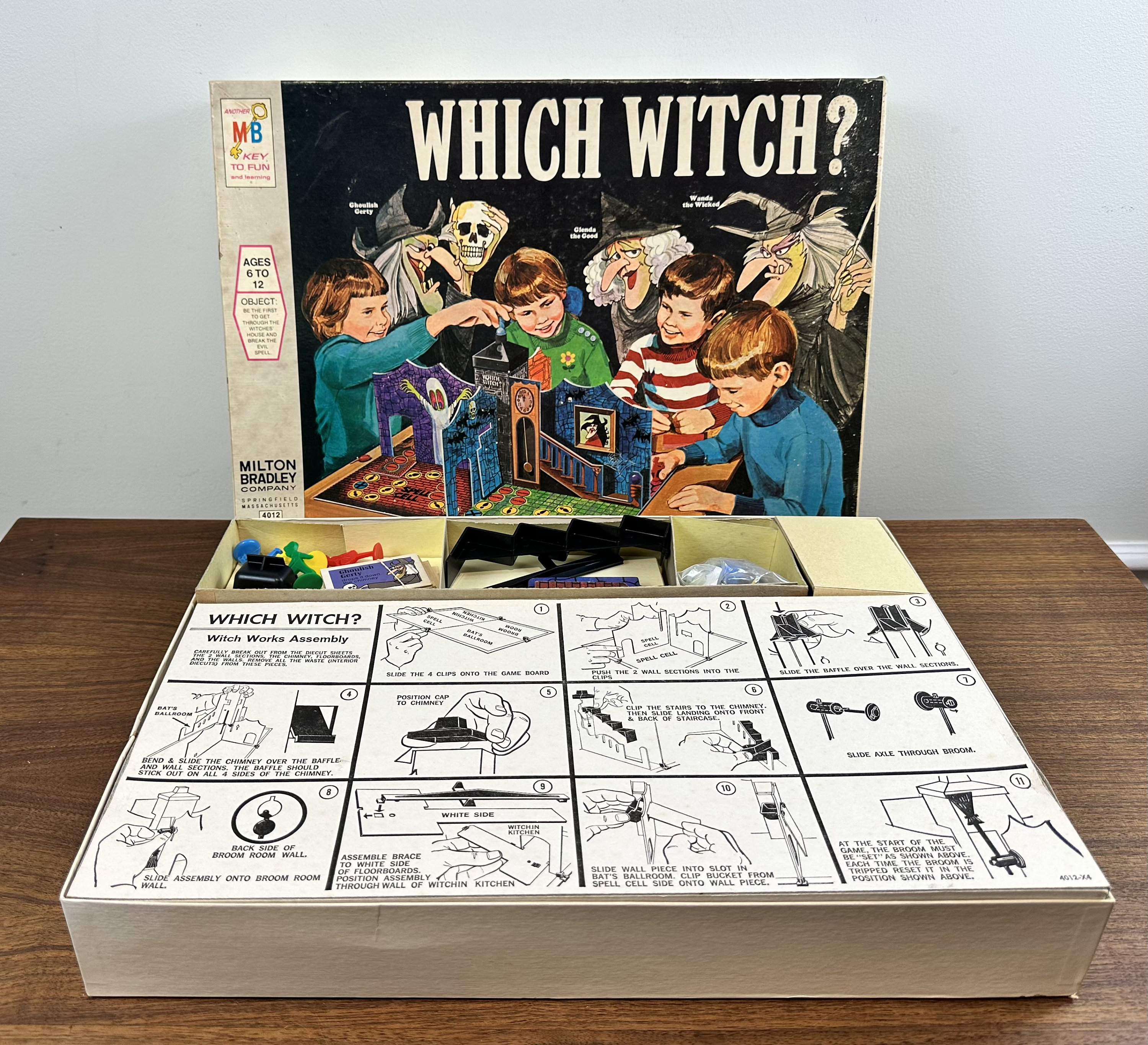 Vintage 1971 Which Witch Board Game - Milton Bradley, Complete - Etsy