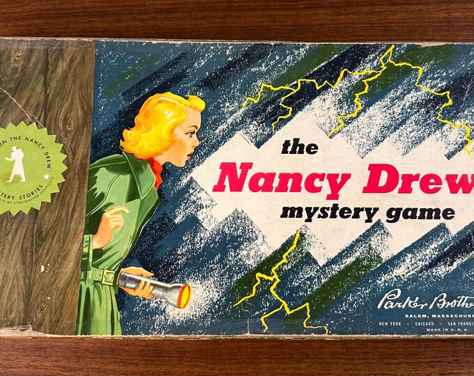 Vintage 1959 Nancy Drew Mystery Game by Parker Brothers - Complete ...