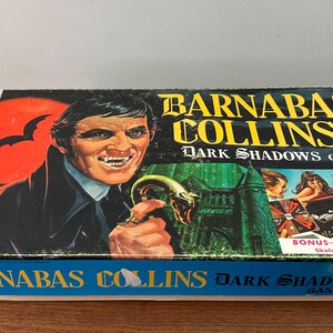 Vintage 1969 Barnabas Collins Dark Shadows Game - Complete Milton ...
