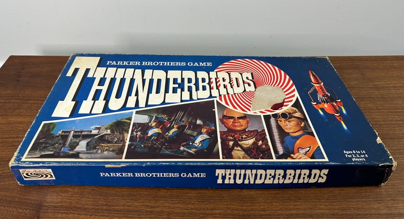 Vintage 1967 Thunderbirds Board Game - Complete - Loss of Graphic on ...