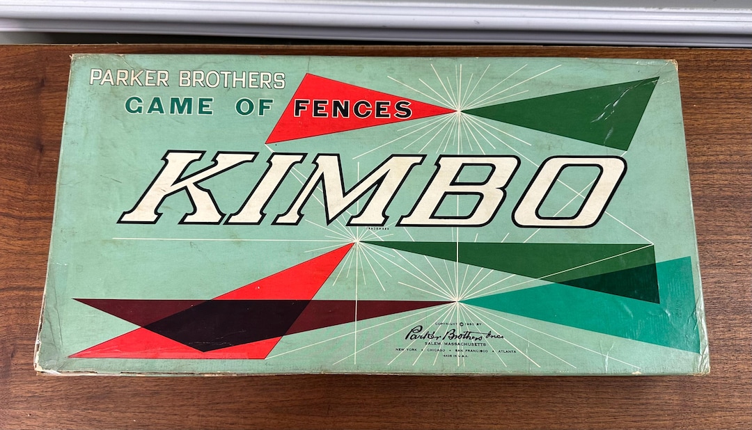 Vintage Kimbo Board Game by Parker Brothers - Complete - Box Shows Age ...