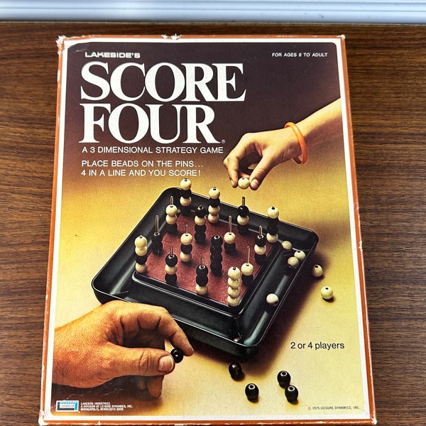Score Four Game - Etsy